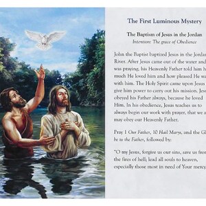 PRAY THE ROSARY Pocket Book Includes Luminous Mysteries - Etsy
