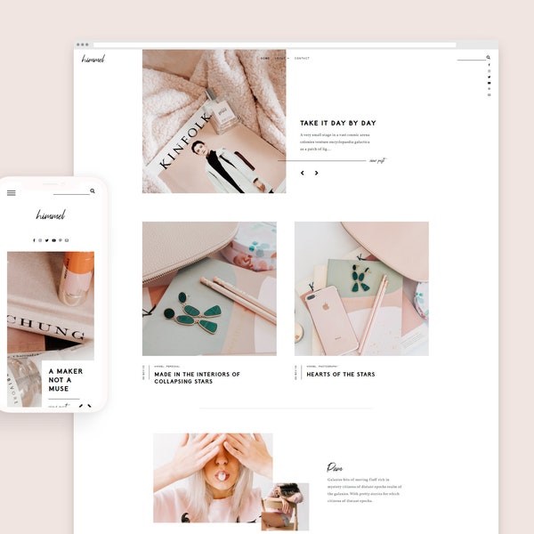 Blogger Template - Etsy