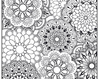 24 X 36 Large Coloring Poster Library - Etsy