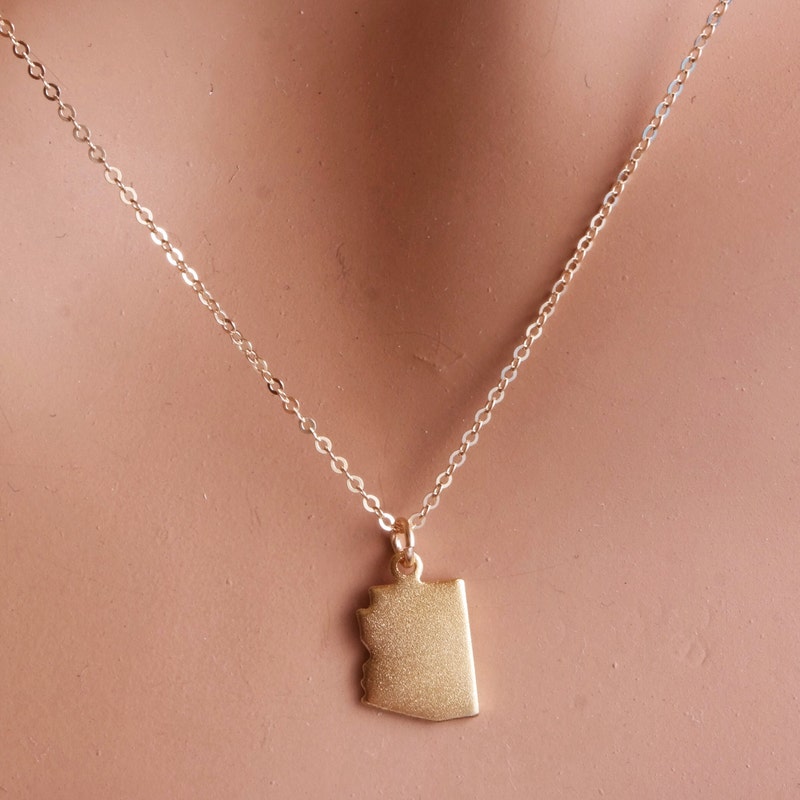 State Necklaces - Etsy