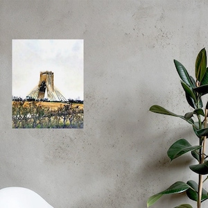 Azadi Tower Persian Matte Print Wall Art Home Decor - Etsy