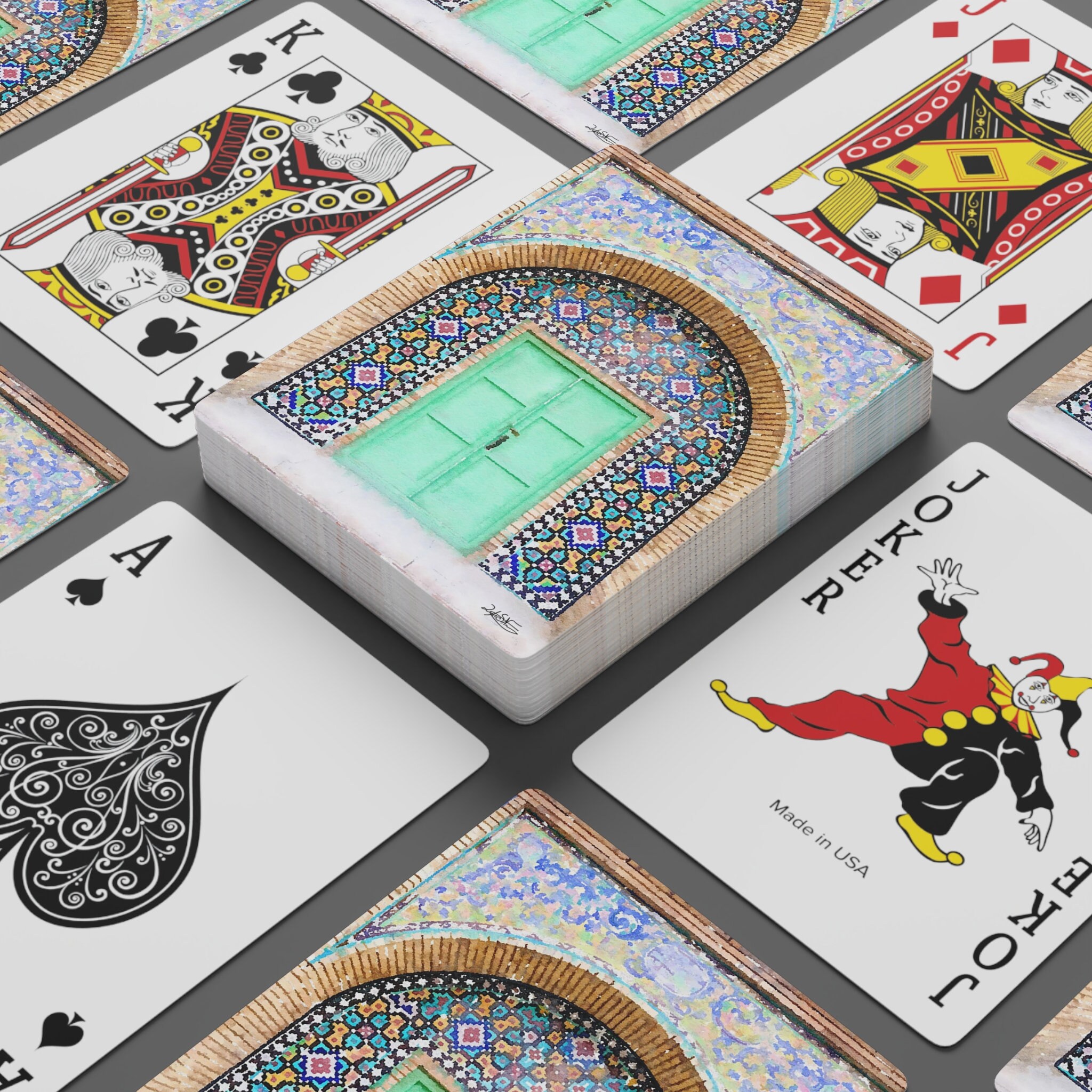 Golestan Palace Persian Playing Cards - Manufactured in USA - Etsy