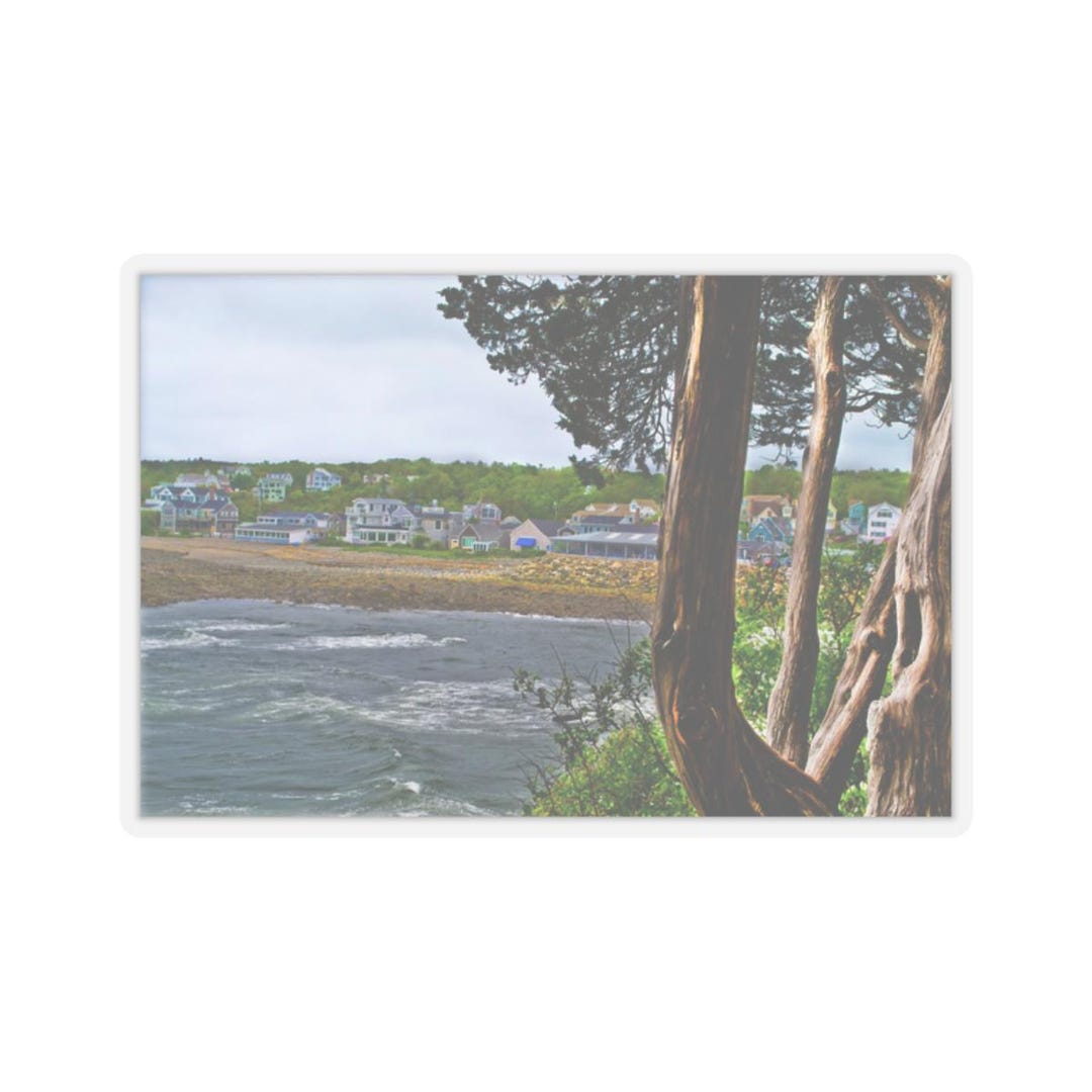 Marginal Way Ogunquit Maine Mural Kiss-cut Stickers - Etsy