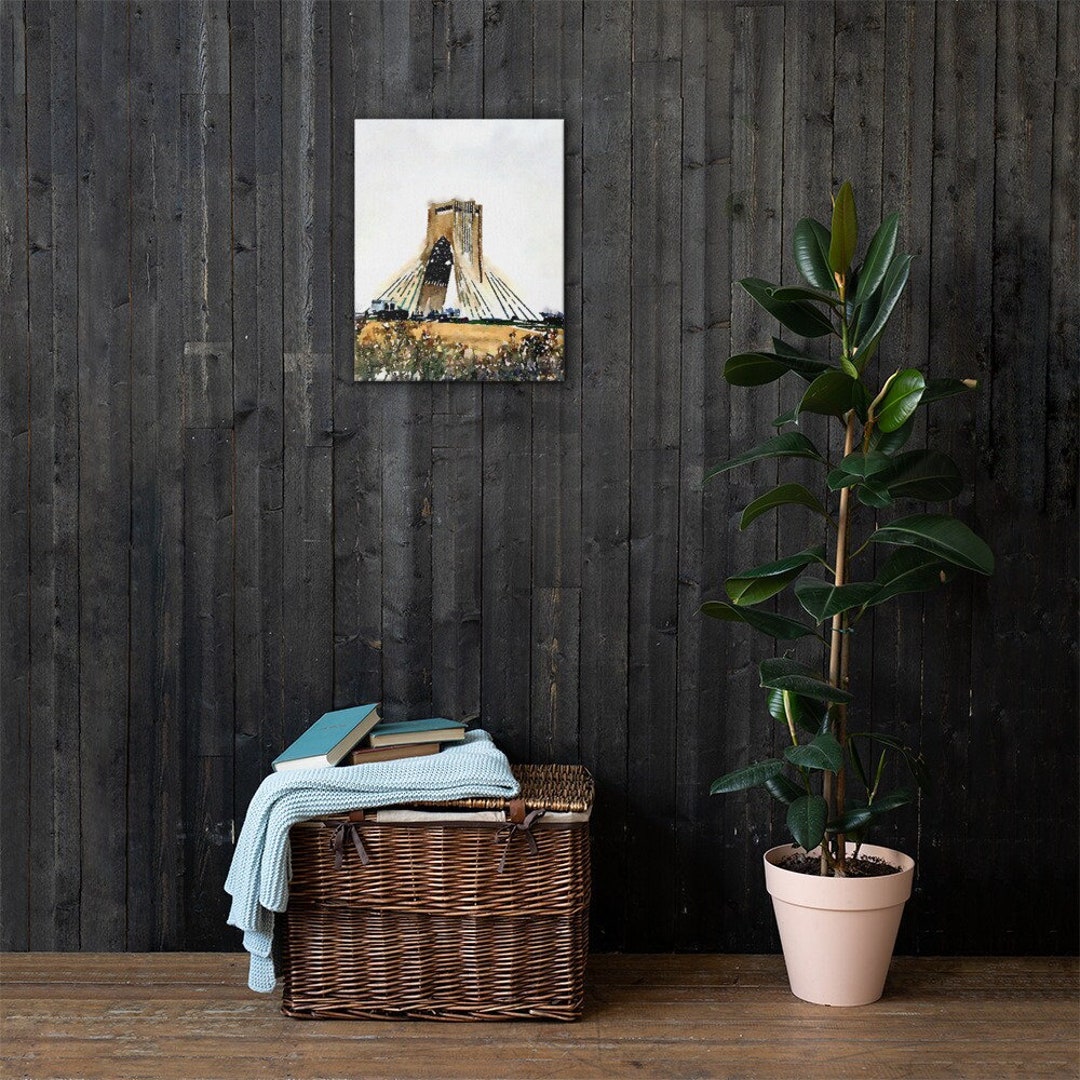 Azadi Tower Persian Canvas Print Wall Art Home Decor - Etsy