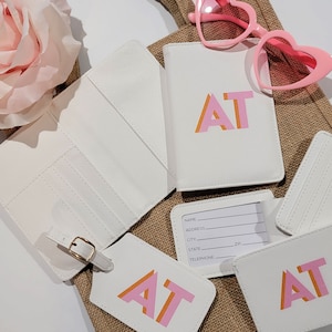 Shadow Monogram Travel Gift Set With Luggage Tag, Passport Holder, Card ...