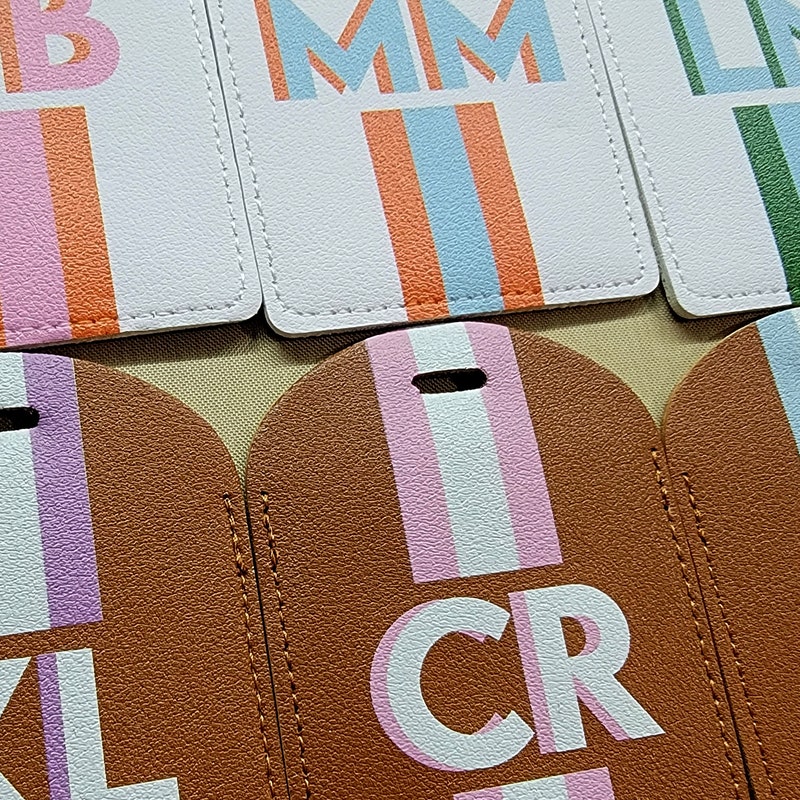 Leather Luggage Tags Personalized - Etsy