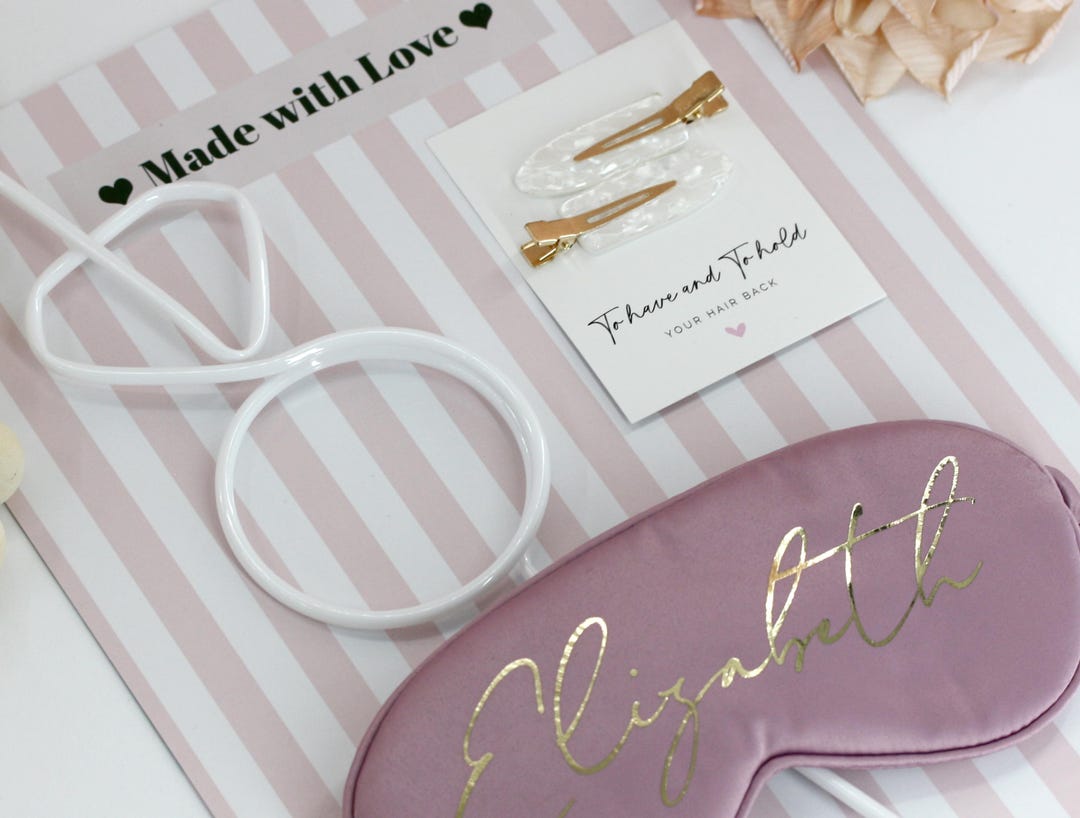 Girls Gone Mild Bachelorette Party Sleepover Gift Set With Personalized ...