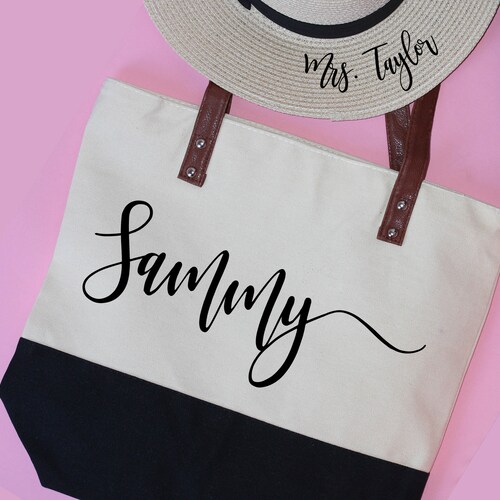 Bachelorette Party Tote Bag Bridesmaid Proposal Personalized Etsy