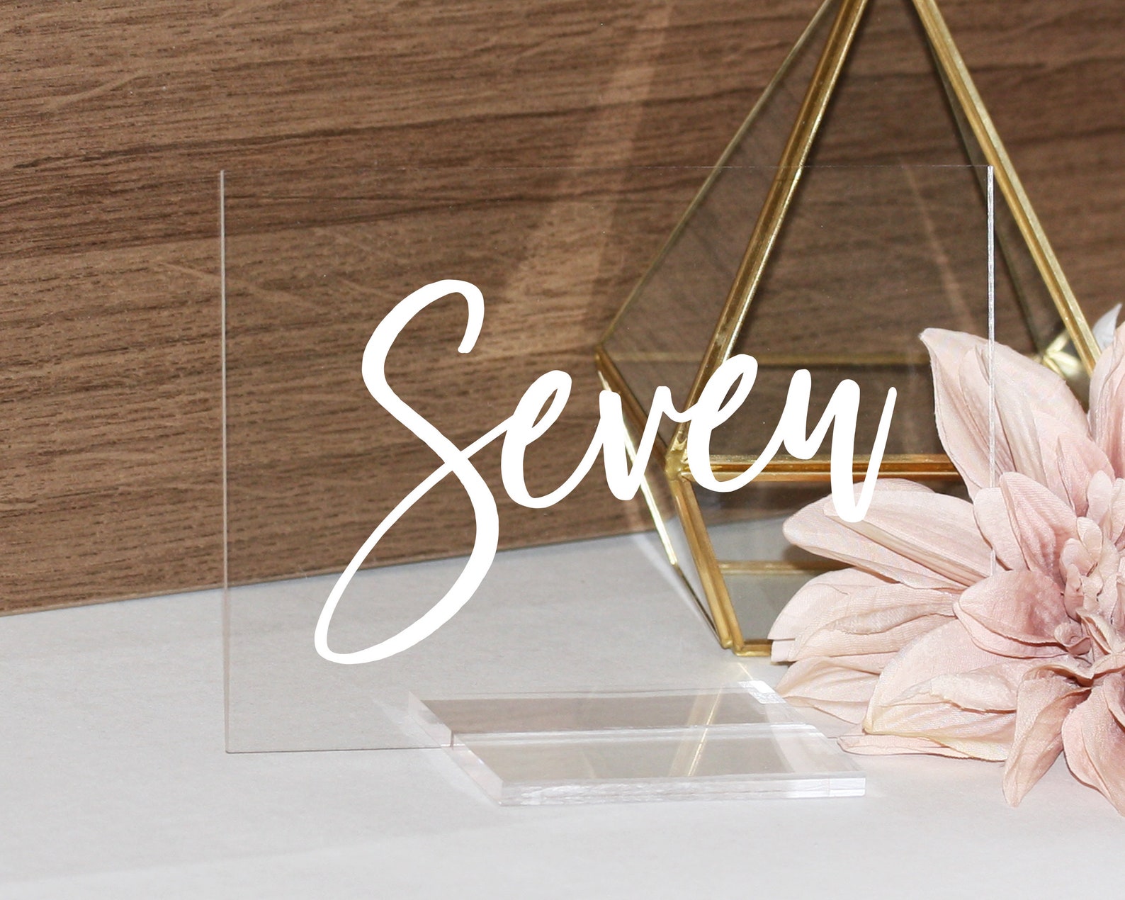Custom Acrylic Table Numbers Minimalist Table Numbers - Etsy