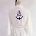 Nautical Bridesmaid Gift, One Size, Bridesmaid Robe, Personalized, With ...