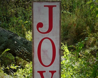 Wooden Joy Sign | Etsy