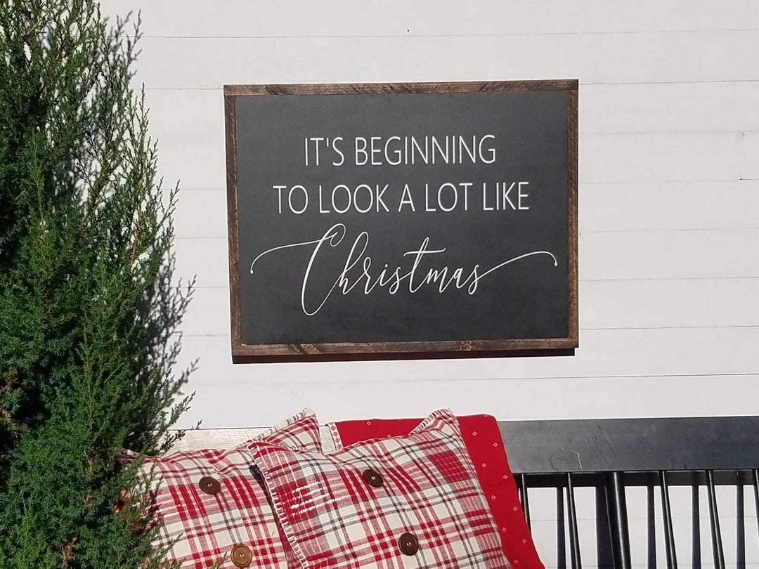 Christmas Sign / Christmas Wall Decor / Holiday Wall Art / Farmhouse ...