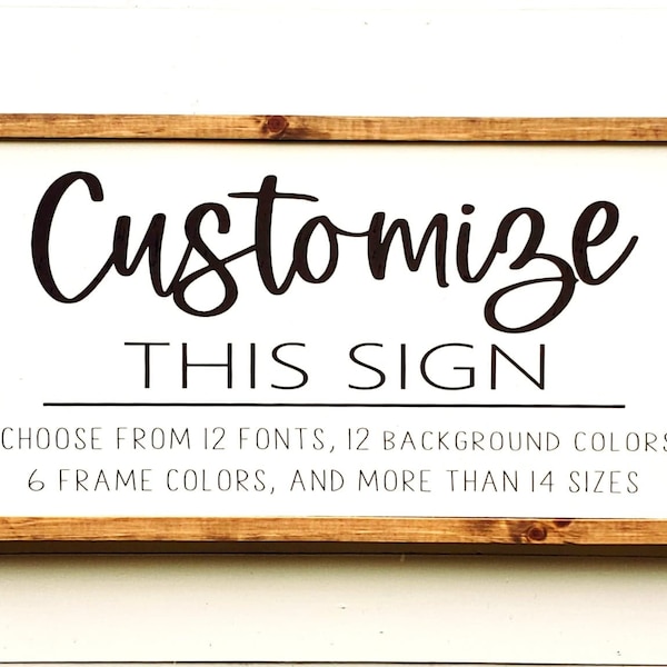 Personalized Sign - Etsy