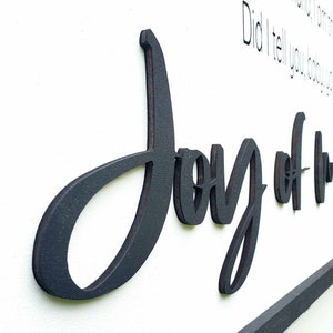 You Are the Joy of My Life Sign / Stapleton Song Lyrics / Master ...