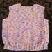 Hand-knitted Multi-color Girls Vest - Etsy