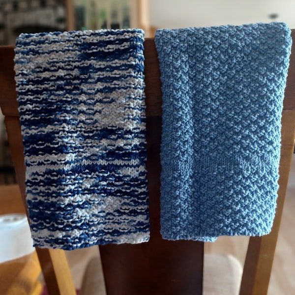 Knitted Hand Towels - Etsy