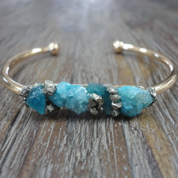Druzy Cuff - Etsy