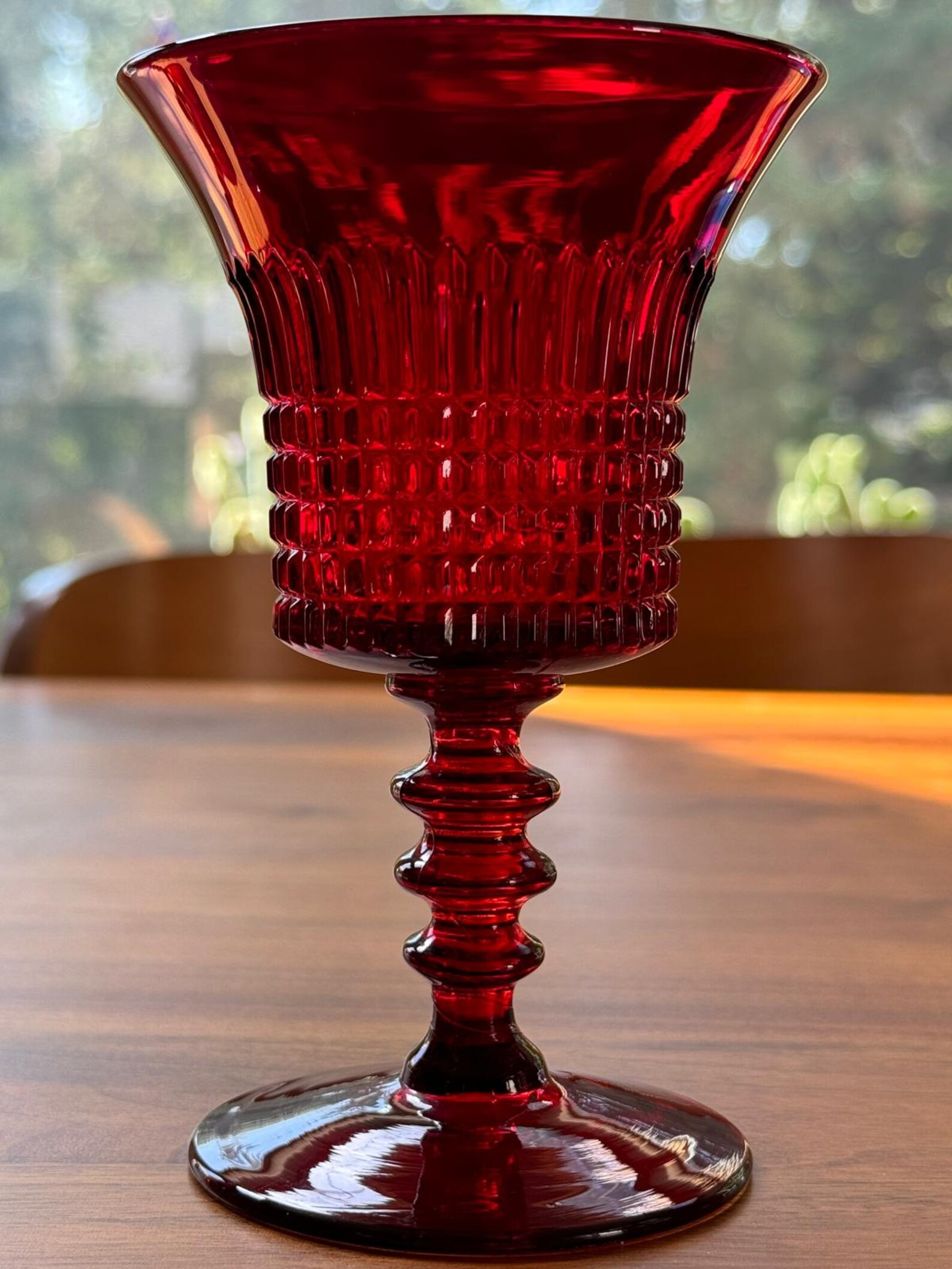 Lincoln Inn Ruby Red by Fenton Water Goblet. Set of 6 - Etsy