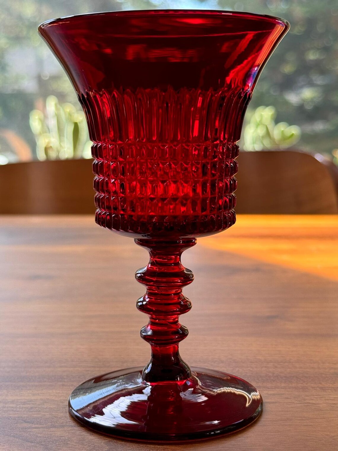 Lincoln Inn Ruby Red by Fenton Water Goblet. Set of 6 - Etsy