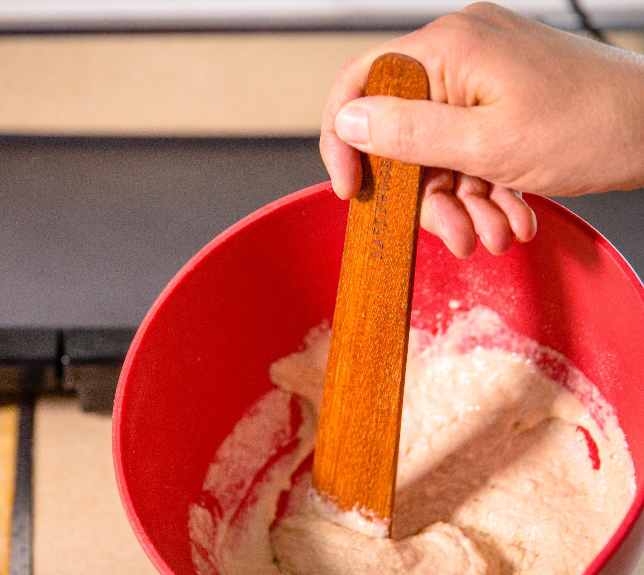 Earlywood Small Flat Wood Spatula, Saute Utensil / Flips Pancakes, Eggs ...