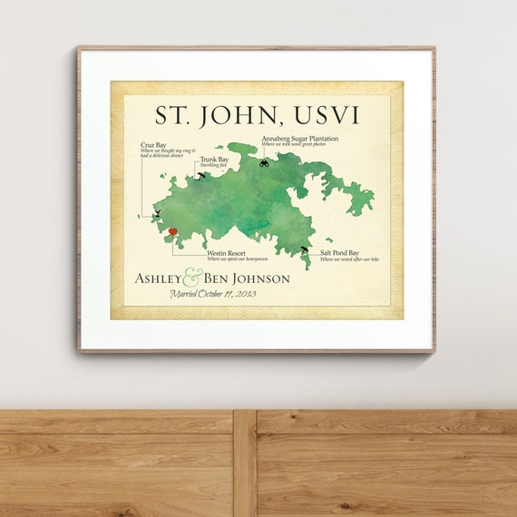 St John Usvi Map