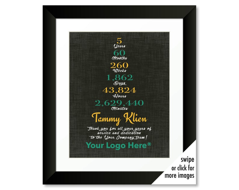 Employee Gifts 5 Year Work Anniversary Gift 5 Year Service Etsy Employee Gifts 5 Year Work Anniversary Gift 5 Year Service Etsy