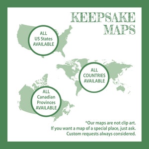 Never Far Apart 2 Place Map Gift for Friend Who Lives Far Away ...