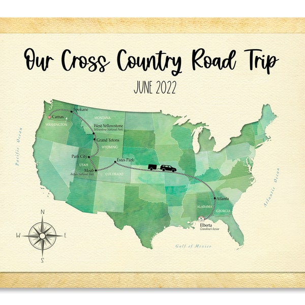 Photo Adventure Map - Etsy