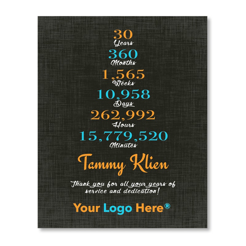 30th Work Anniversary Images - Etsy