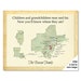 Map of Where Our Family Lives Keepsake Map for Parents - Etsy