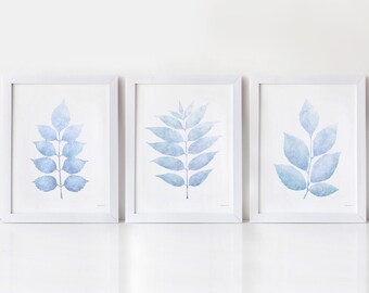 Light Blue Art Print - Etsy