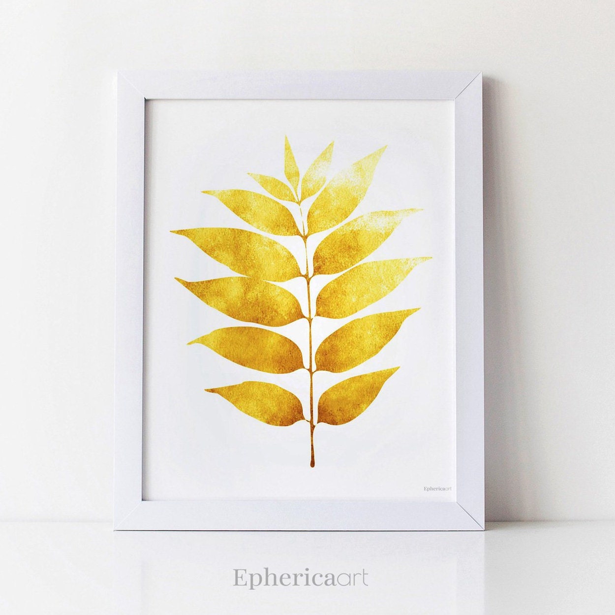 Small Prints Deep Blue and Yellow Print Set Nature Bathroom - Etsy Canada