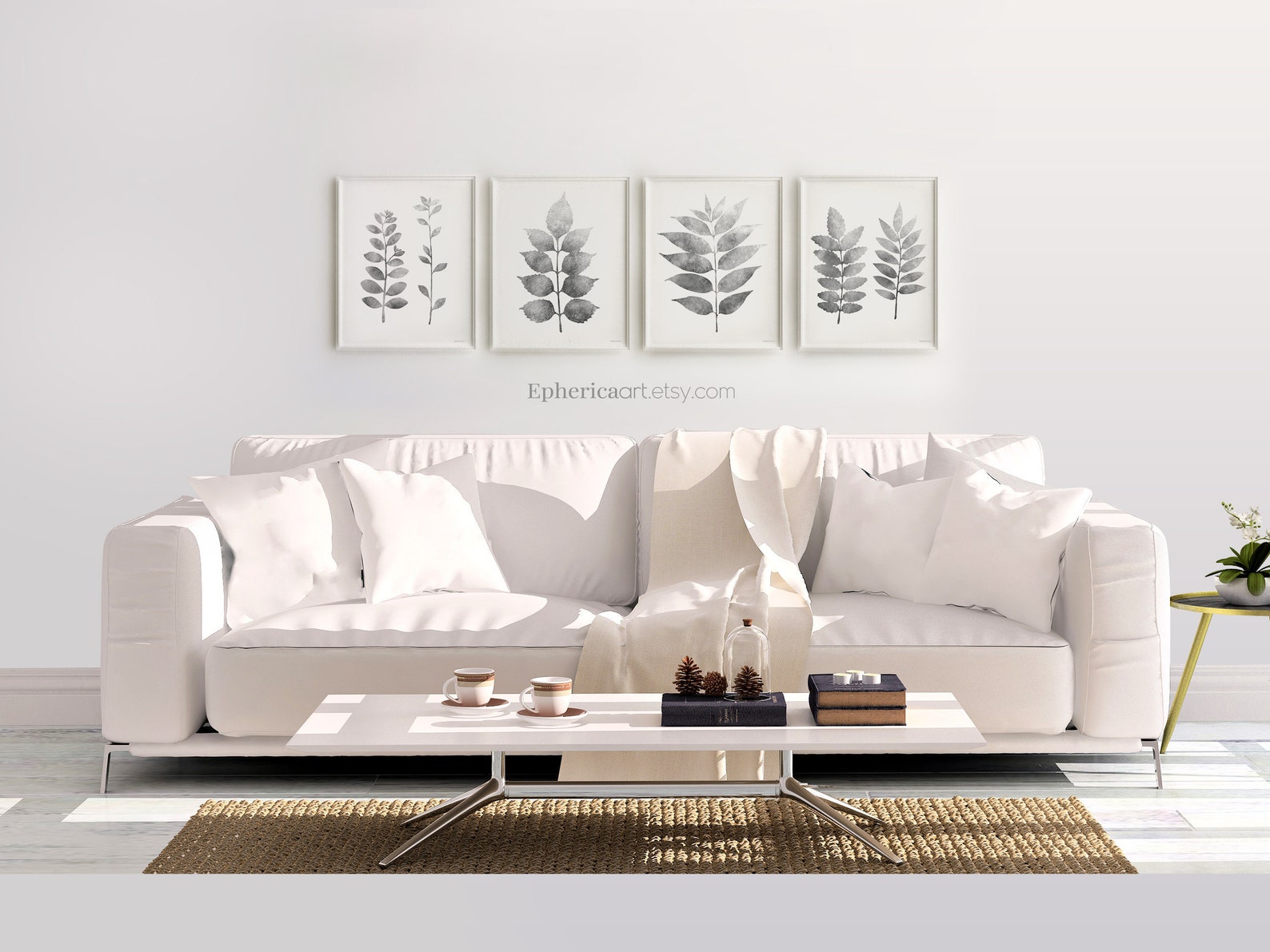 Set of 4 Prints Master Bedroom Wall Decor Over the Bed | Etsy