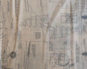 Airplane fabric | Etsy