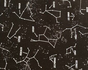 Constellation fabric | Etsy