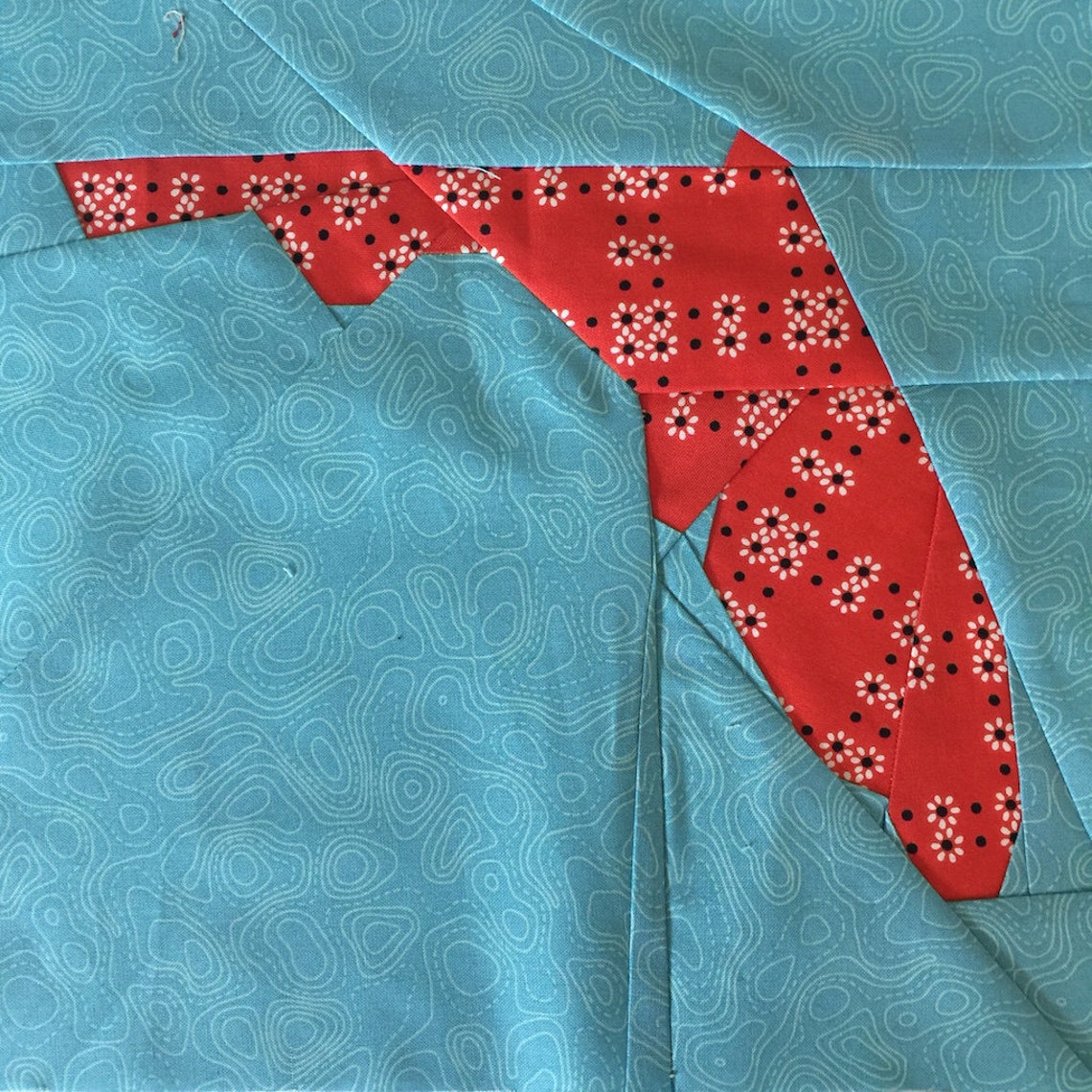 State of Florida Paper Piecing Pattern - Etsy