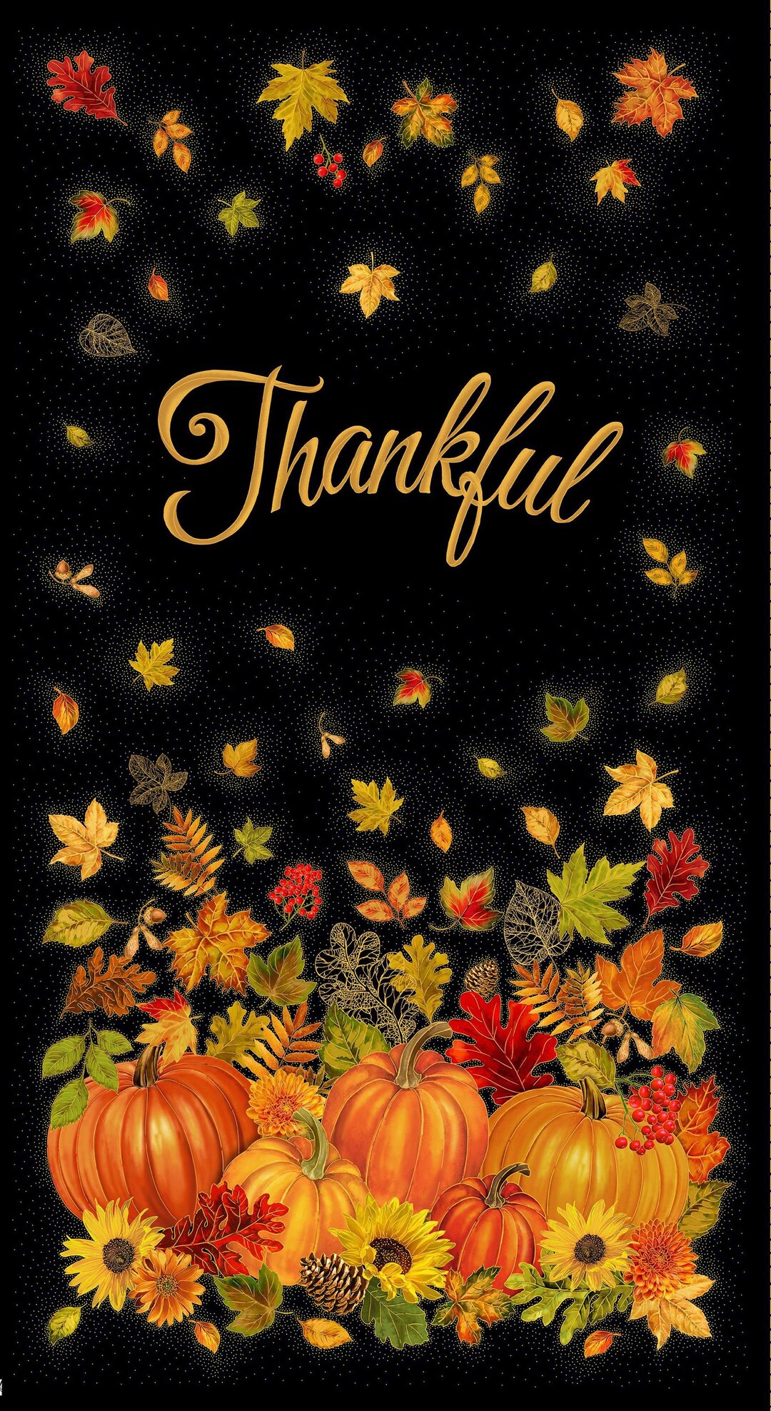 Thankful Quilt Panel by Timeless Treasures - Etsy