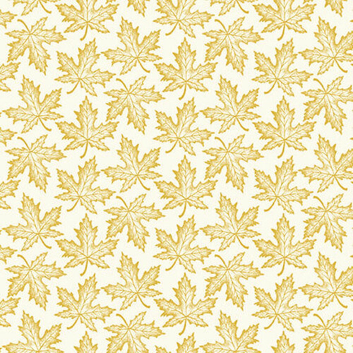 6316M-40 Gold Metallic Gold Maple Leaves by Studio E Fabrics - Etsy
