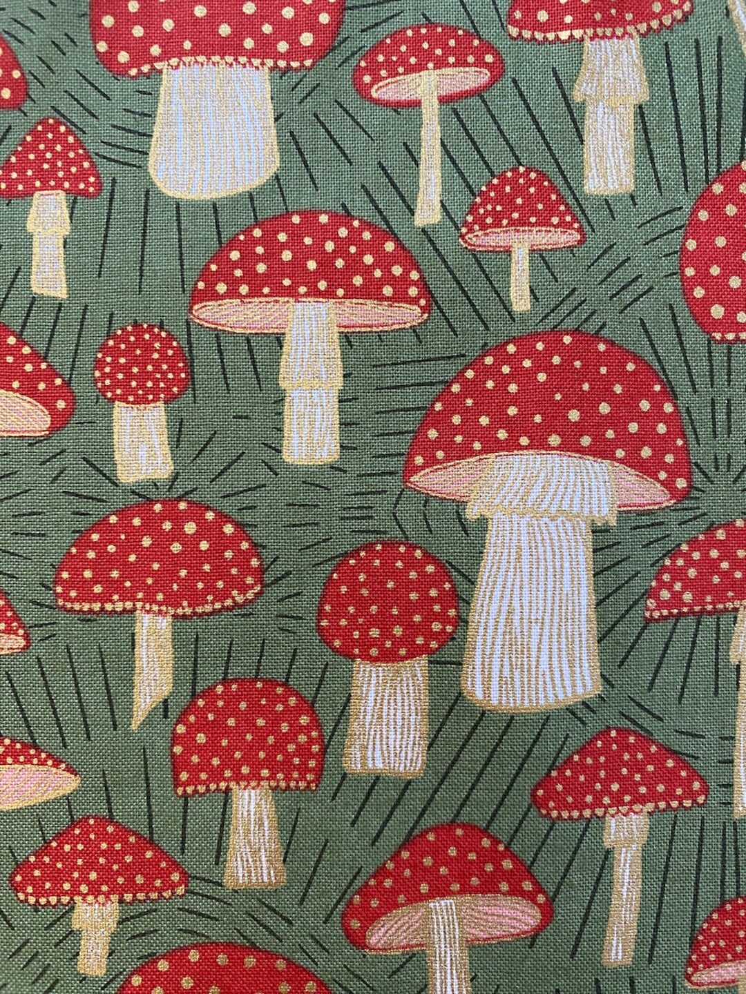 Meadowmere by Gingiber for Moda Fabrics in Fern Mushrooms - Etsy
