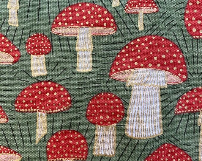 Meadowmere by Gingiber for Moda Fabrics in Fern Mushrooms - Etsy