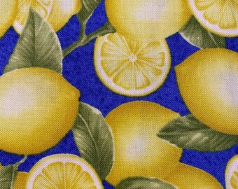 Pink Lemonade Fabric by the Yard Floral Fabric Lemon - Etsy