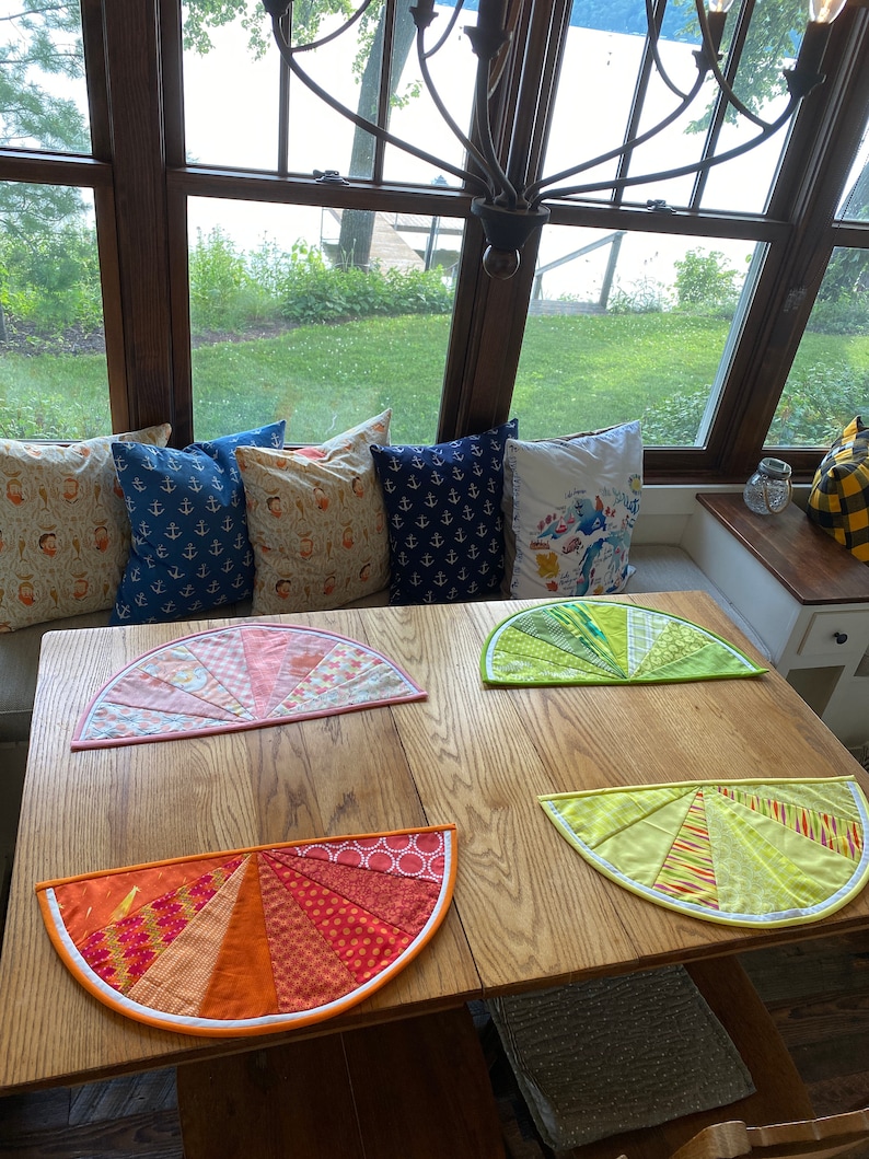 Fruit Slice Placemats Pattern | Etsy