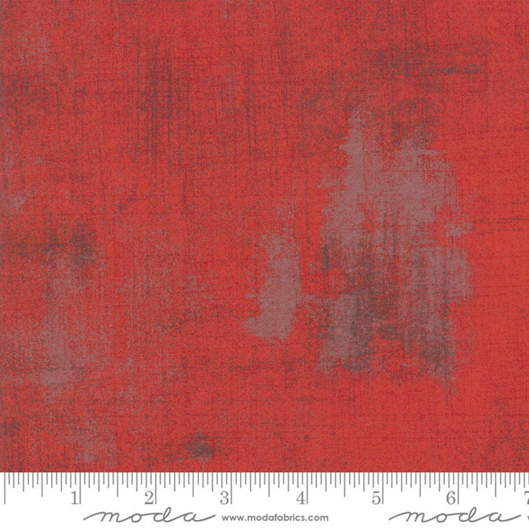 Moda Grunge Red for Moda Fabrics - Etsy
