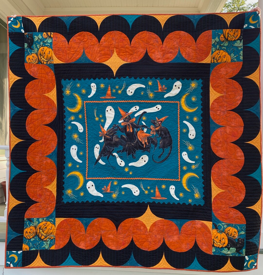 Halloween Rick Rack Quilt by Wednesday Standley - Etsy