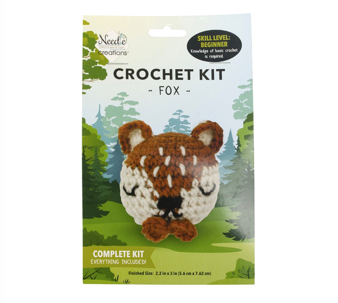 Crochet Kit - Fox From Needle Creations - Etsy