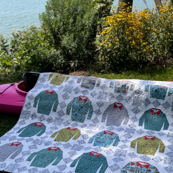 Paper Piecing Fishing Pattern - Etsy