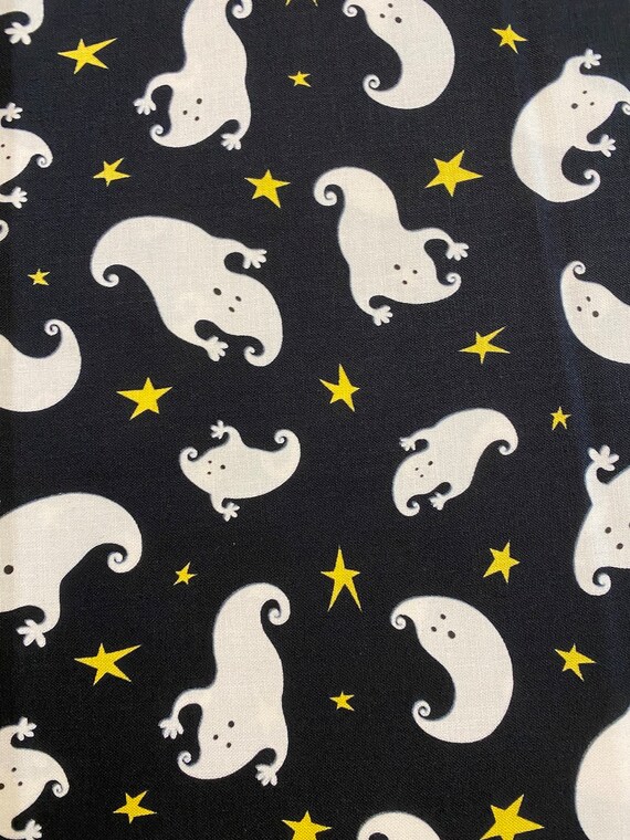 Boo by Delphine Cubitt for Henry Glass Fabrics Glow in the - Etsy