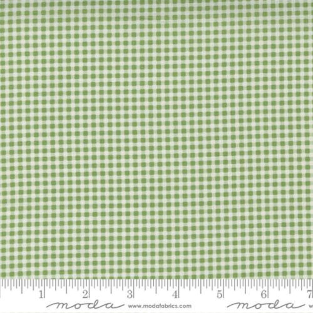 Picture Perfect in Green Checked by American Jane for Moda Fabrics - Etsy