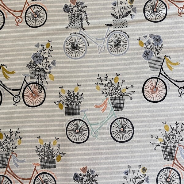 Bicycle Fabric - Etsy