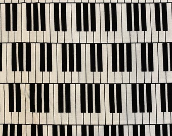 Piano Keys Fabric - Etsy